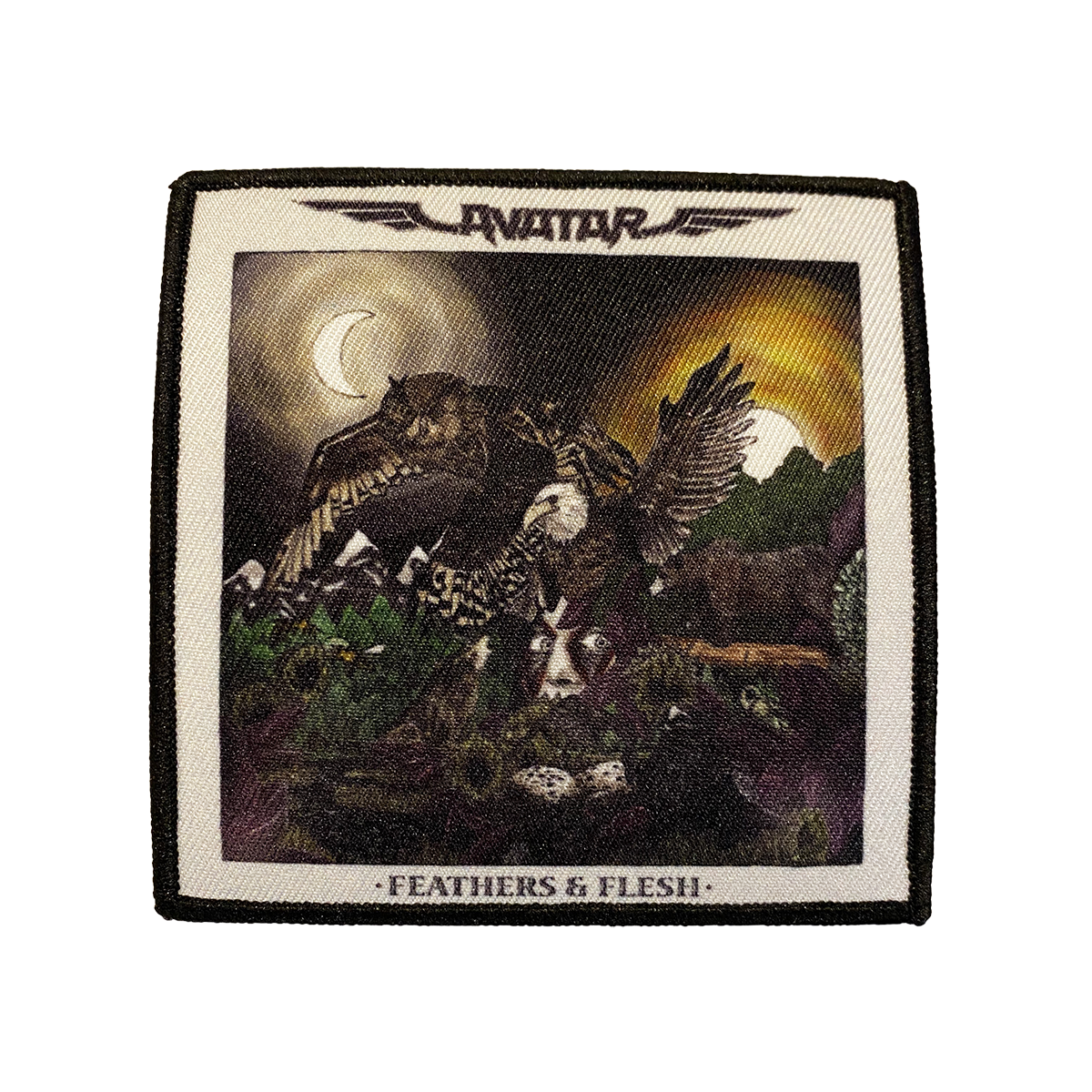 4" Feathers & Flesh Album Art Patch – Avatar Merch USA